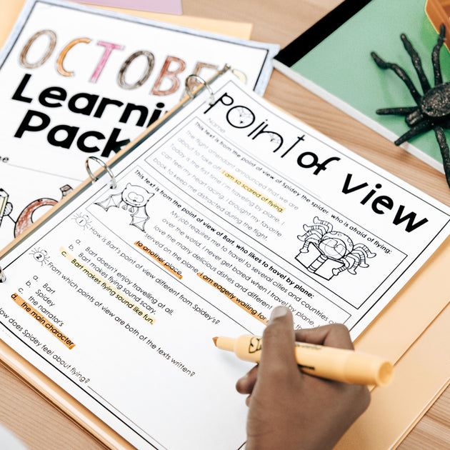 4th Grade Monthly No Prep Packets – The Literacy Loft