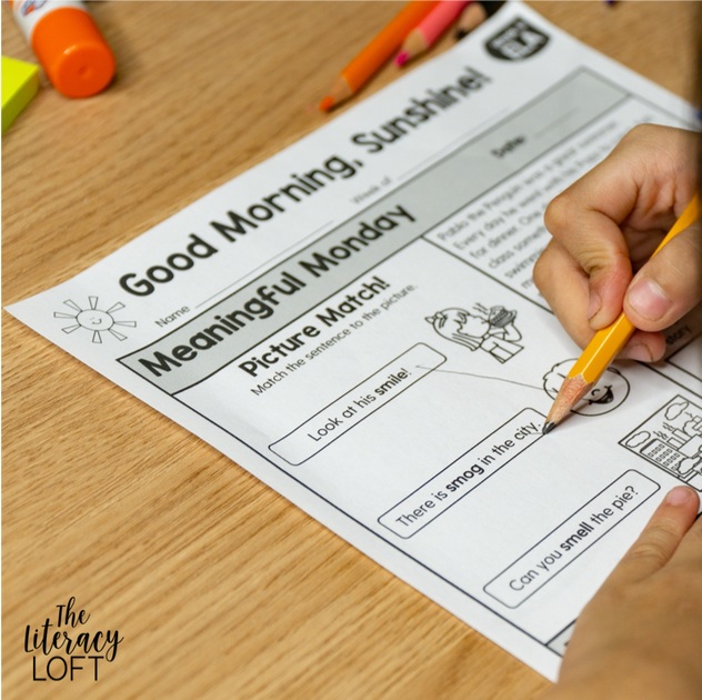 1st Grade ELA Morning Work – The Literacy Loft