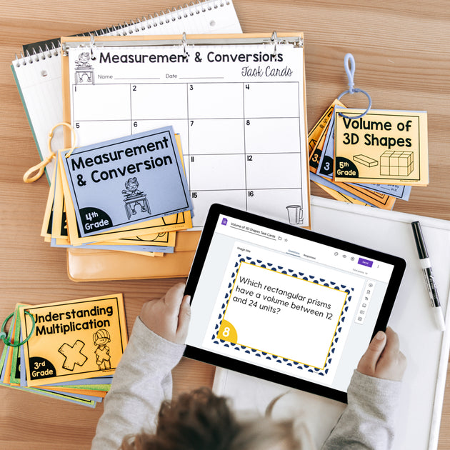 Math Task Card Bundles – The Literacy Loft