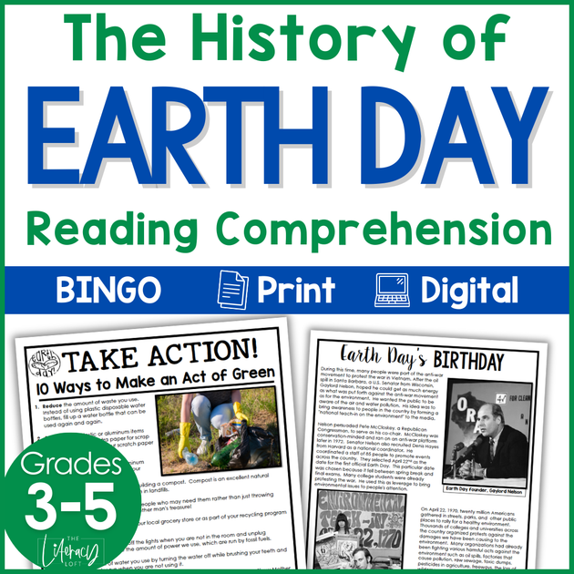 History of Earth Day Reading | Distance Learning | Google Slides – The ...