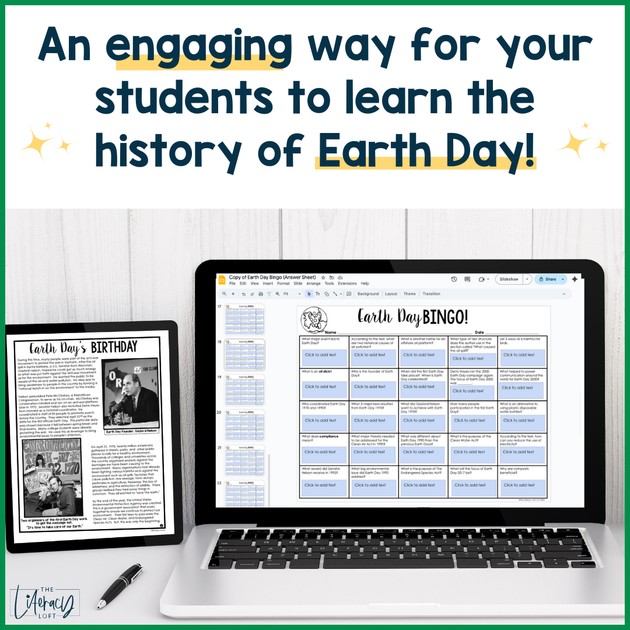 History of Earth Day Reading | Distance Learning | Google Slides – The ...