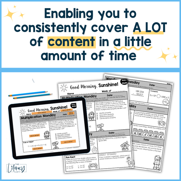 5th Grade Math Morning Work and Weekly Assessments Bundle – The ...