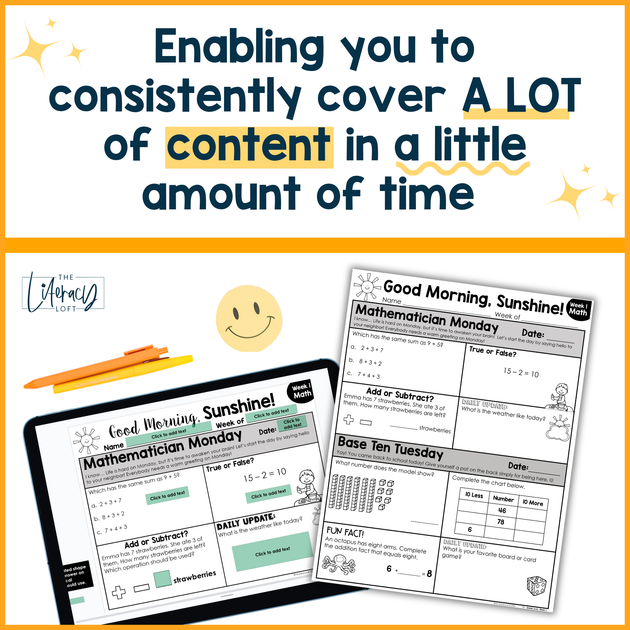 Math Morning Work 1st Grade {June} | Distance Learning | Google Apps ...