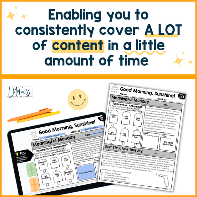 ELA Morning Work 2nd Grade {June} | Distance Learning | Google Slides ...