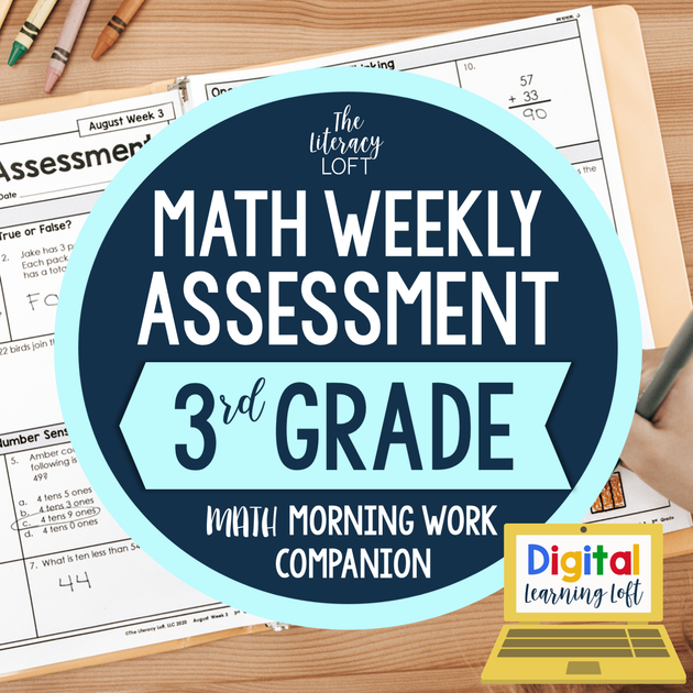 Math Weekly Assessments 3rd Grade | Printable | Google Forms – The ...