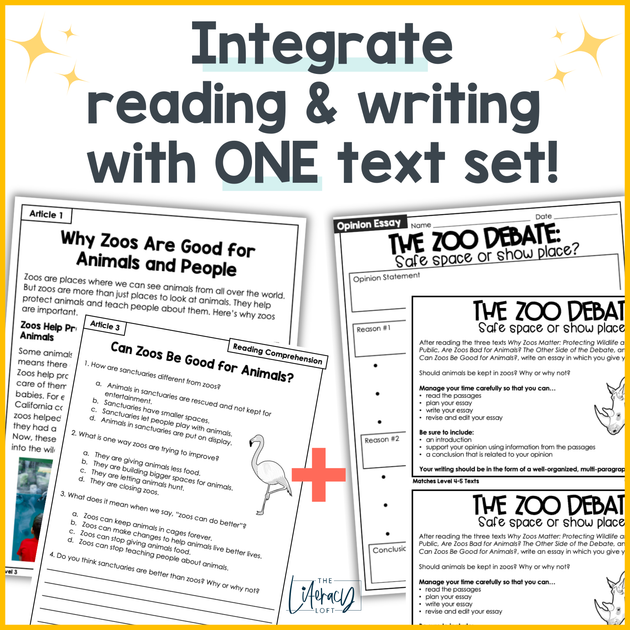 Opinion Writing Essay Prompt Nonfiction Reading Comprehension Differen ...