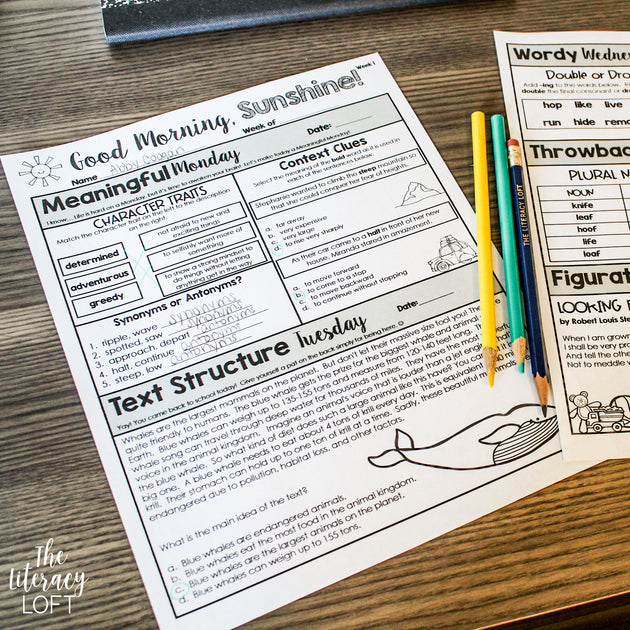 ELA + Math Morning Work 3rd Grade {The Bundle} | Google Slides + Forms ...