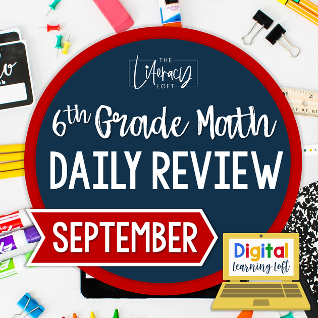 Math Daily Review 6th Grade {September} | Distance Learning | Google A ...