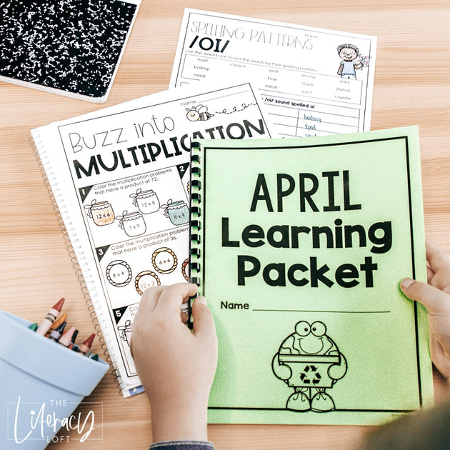 April No Prep Packet 3rd Grade – The Literacy Loft