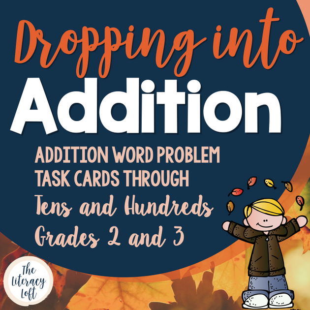 Addition Task Cards {Fall-Themed} – The Literacy Loft
