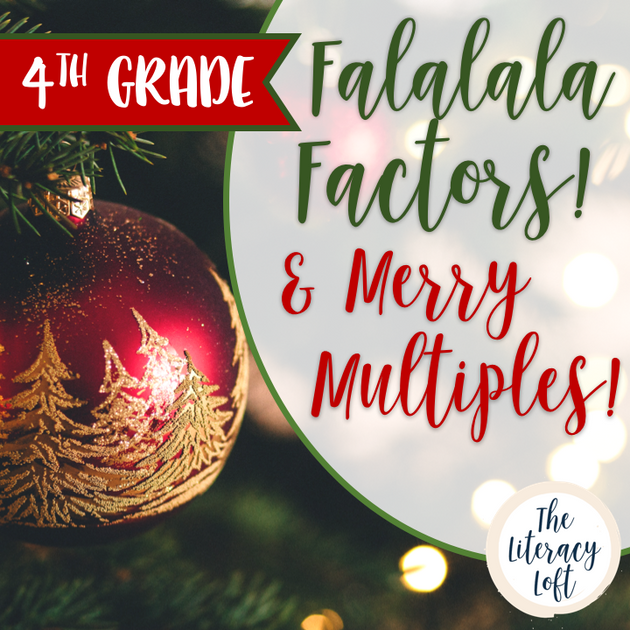Factors & Multiples Christmas-Themed – The Literacy Loft