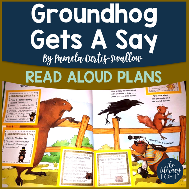 Read Aloud Plans for Groundhog Day Text {Groundhog Gets a Say} – The ...