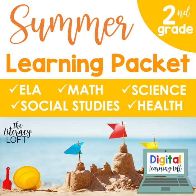 Summer Learning Packet (2nd Grade) Google Slides + Print – The Literacy ...