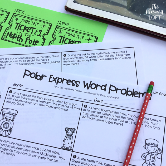 The Polar Express Math, Science, and Reading Activity Bundle – The ...