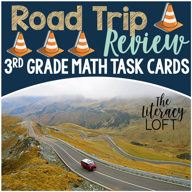 Multiplication, Division & Fraction Task Cards {Road Trip Theme} – The ...