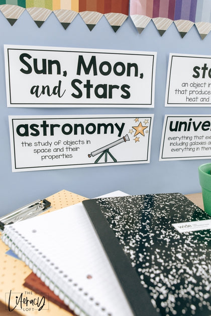 Science Vocabulary Word Wall {5th Grade} – The Literacy Loft