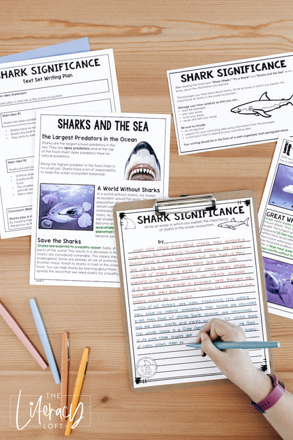 Informational Text Set (Sharks) | FREEBIE Print and Digital – The ...