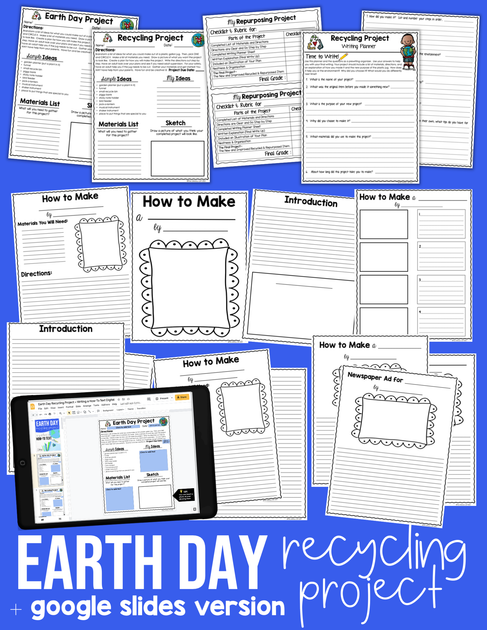 Earth Day Recycling Project-Writing a Procedural How-To Text + Google ...