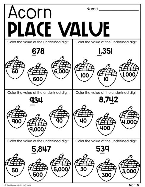 September No Prep Packet 3rd Grade – The Literacy Loft