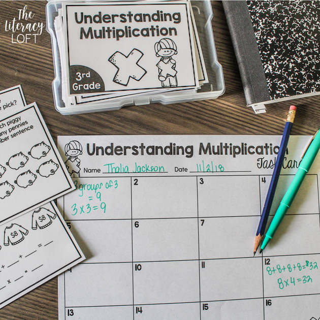 Math Task Cards for the Year Bundle (3rd Grade) | Google Slides & Form ...