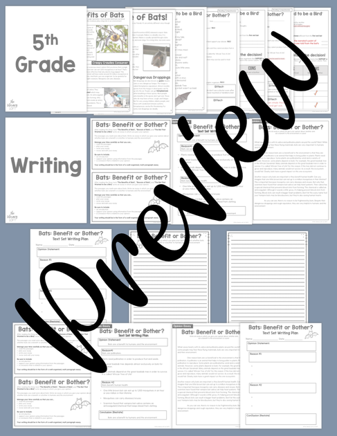 Opinion Text Set (Bats) | Google Slides – The Literacy Loft