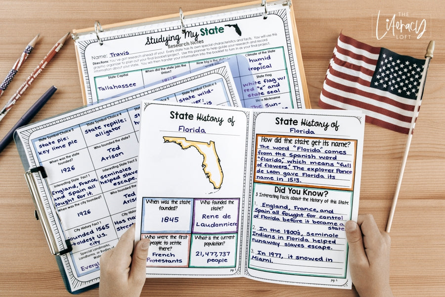 State History Project {Florida} – The Literacy Loft
