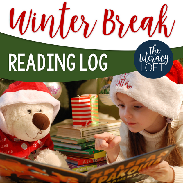 Winter Break Reading Log - Cozy up with a good book! – The Literacy Loft