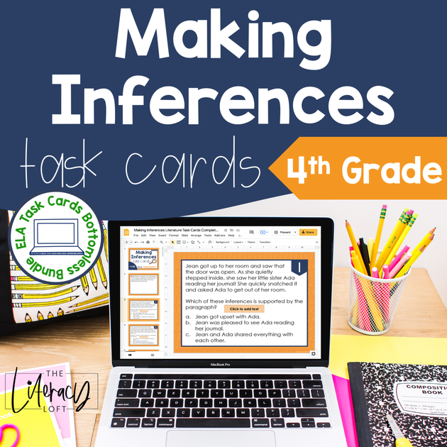 Making Inferences Literature 4th Grade | Distance Learning | Google Sl ...