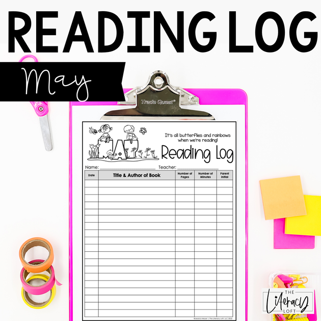 Reading Log {May} – The Literacy Loft