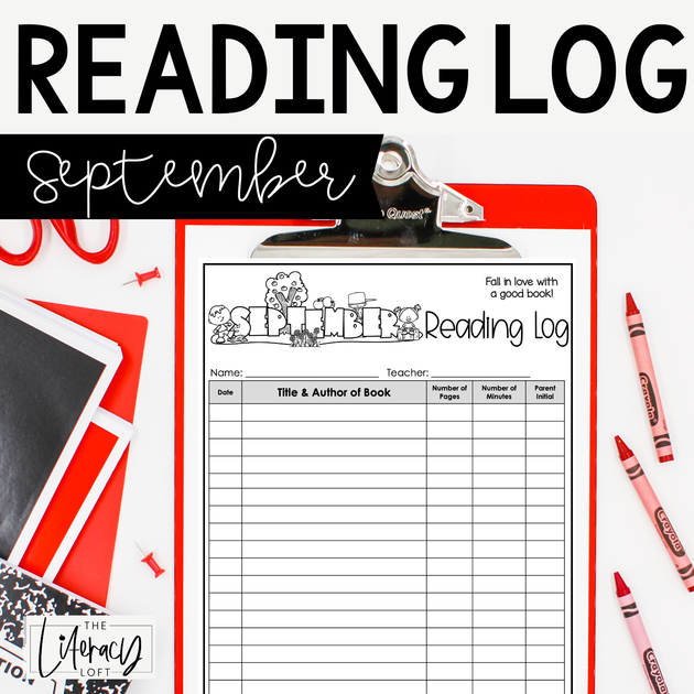 Reading Log {September} – The Literacy Loft