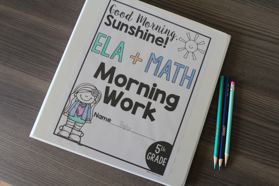Good Morning, Sunshine! Morning Work – The Literacy Loft