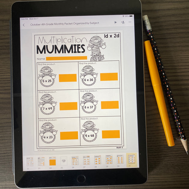 Monthly Learning Packets – The Literacy Loft