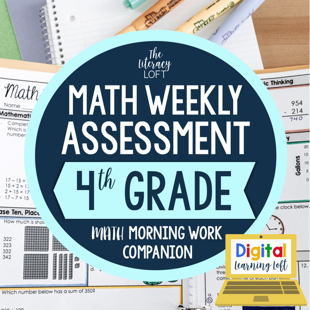 Math Weekly Assessments 4th Grade | Printable | Google Forms – The ...