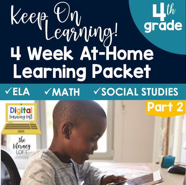 At Home Learning Packet Part 2 (4th Grade) | Distance Learning | Googl ...