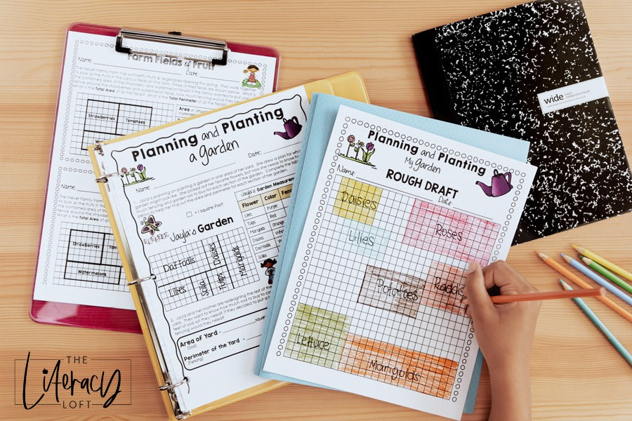 Area and Perimeter {Gardening Project} – The Literacy Loft