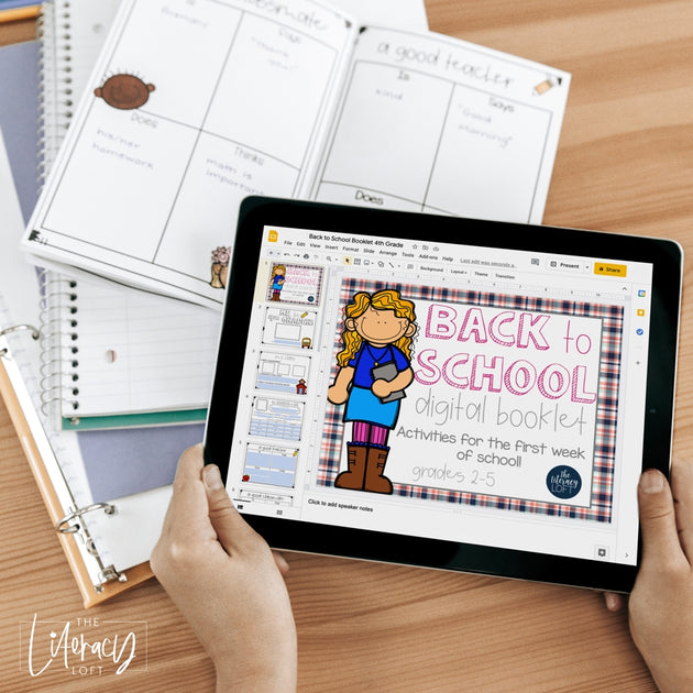 Back to School Booklet {First Week Activities for Grades 2-5} | Distan ...