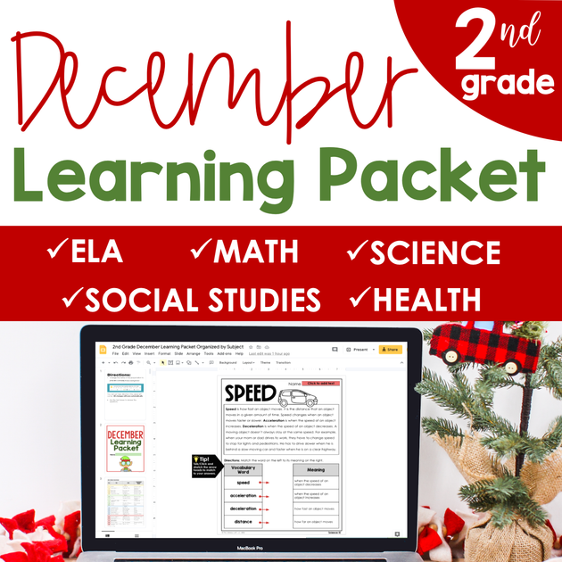 December No Prep Packet 2nd Grade – The Literacy Loft