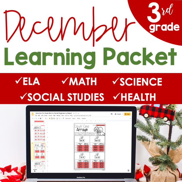 December No Prep Packet 3rd Grade – The Literacy Loft