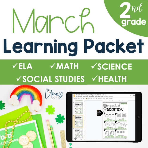 March No Prep Packet 2nd Grade – The Literacy Loft