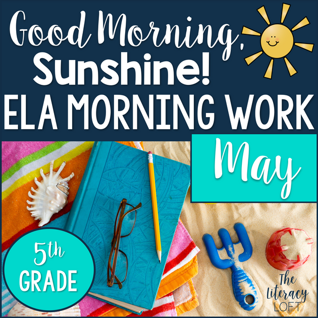ELA Morning Work 5th Grade {May} | Distance Learning | Google Apps ...