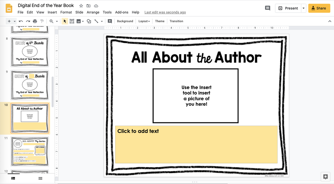End of Year Activities | Distance Learning | Google Slides – The ...