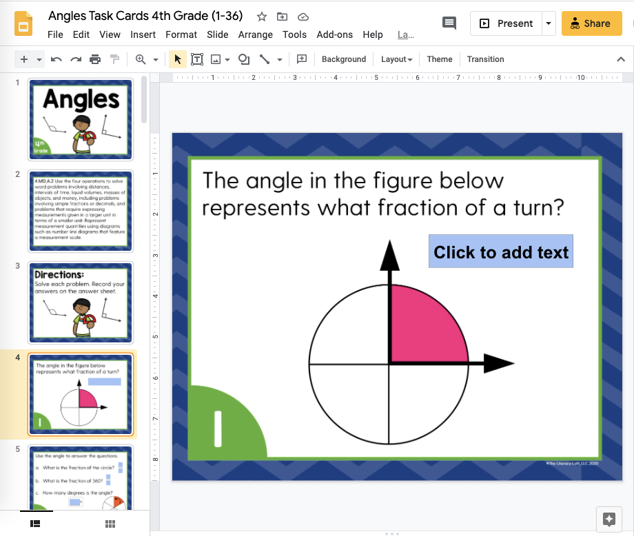 Math Worksheets 4th Grade Angles