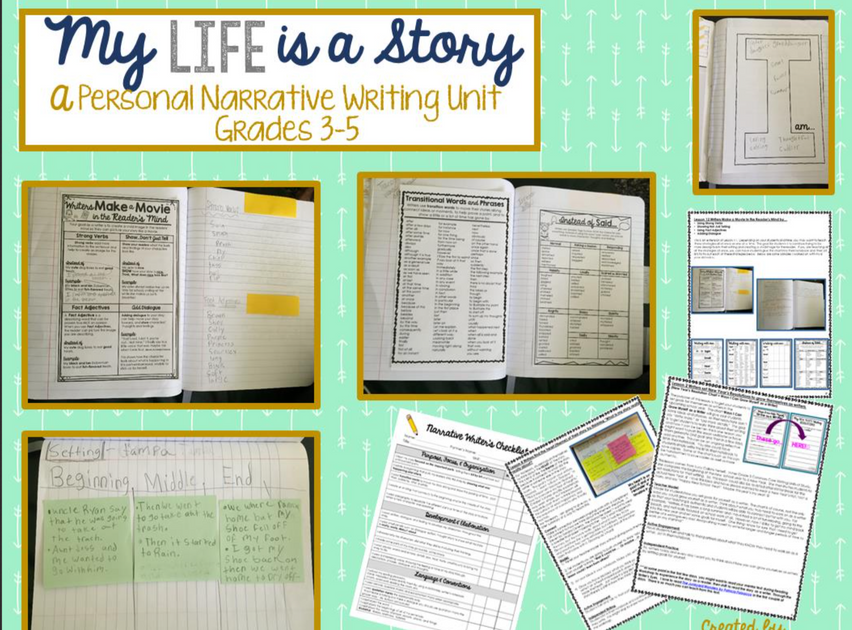 Personal Narrative Writing Unit {My Life is a Story} – The Literacy Loft