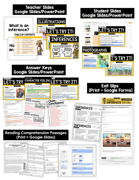 Making Inferences (Mini Reading Unit) 4th and 5th Grade – The Literacy Loft