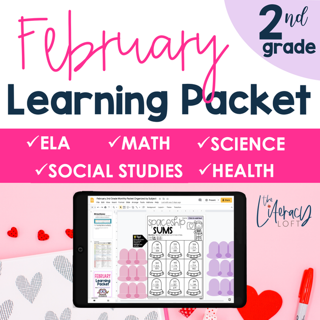 February No Prep Packet 2nd Grade – The Literacy Loft