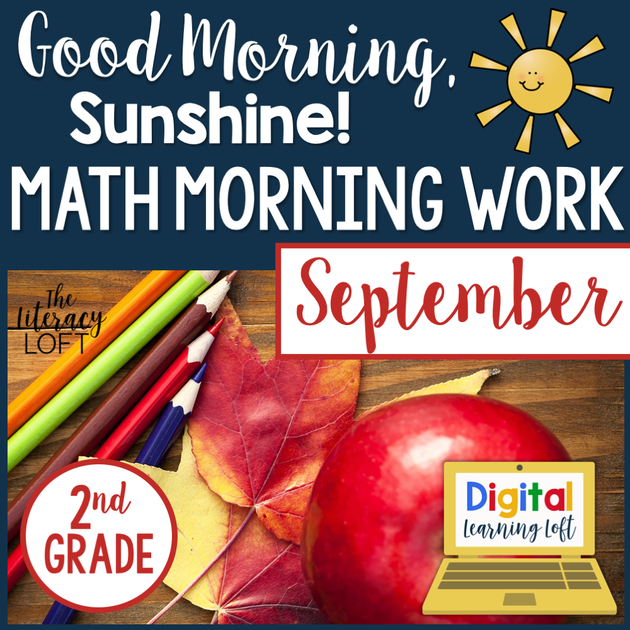 Math Morning Work 2nd Grade {September} | Distance Learning | Google A ...