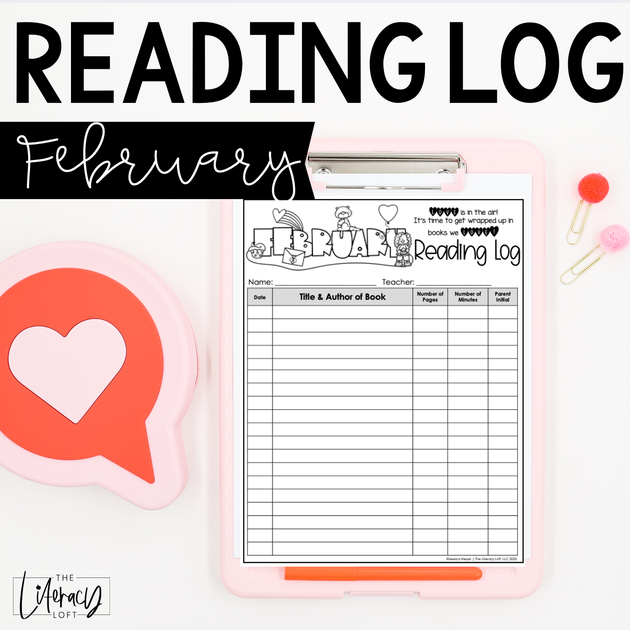 Reading Log {February} – The Literacy Loft