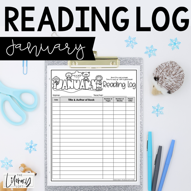 Reading Log {January} – The Literacy Loft
