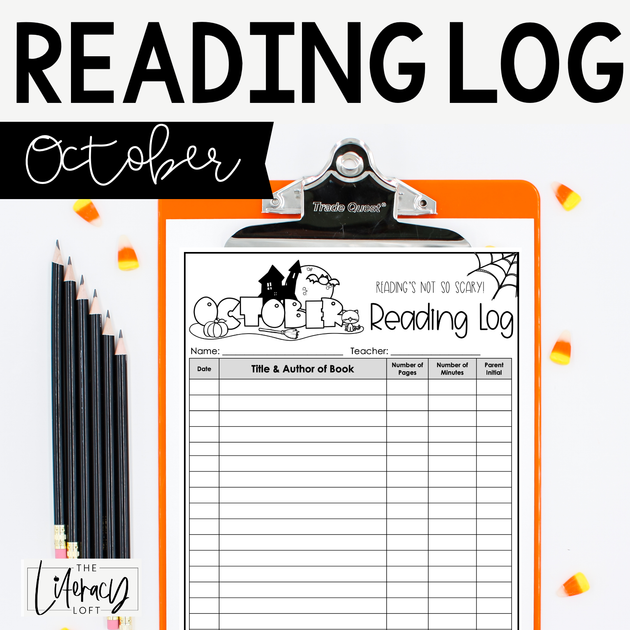 Reading Log {October} – The Literacy Loft