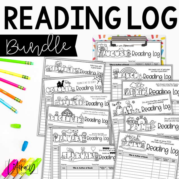 Reading Logs {The Bundle} – The Literacy Loft